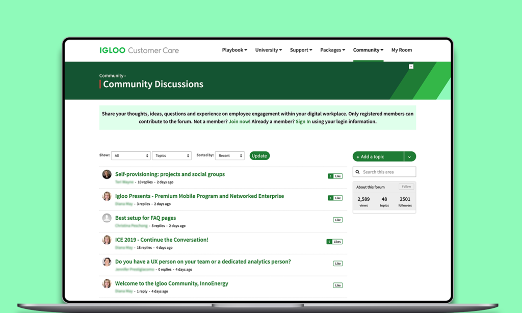 Technical Support | Igloo Software